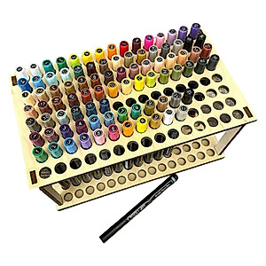 Makeup & Artist Paint Brush Holder 67 Hole, Desk Stand, Holding Rack for Pens,Pencils, Eyeliner, Organize Pens, Crayons, Classroom Cosmetic Brushes Crate Storage Organizer