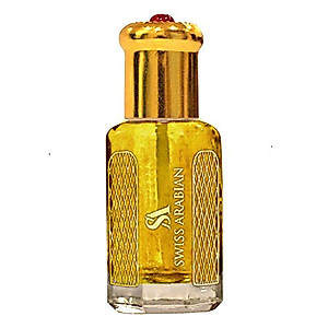 A WHIFF OF FIVE 12mL | Artisanal Hand Crafted Perfume Oil Fragrance for Women | Traditional Attar Style Cologne | by Perfumer Swiss Arabian | Great Gift/Party Favors | Pocket Size Body Oil