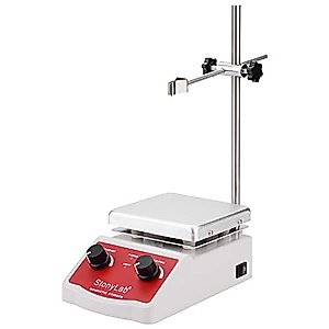 stonylab SH-2 Hotplate Magnetic Stirrer with Dual Control and Hot Plate, Rated Power 180W, 110V