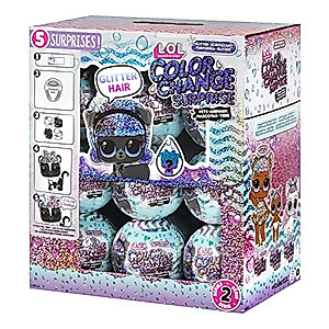 L.O.L. Surprise! LOL Surprise Glitter Color Change Pets with 5 Surprises- Collectible Pet Including Glittery Accessories, Holiday Toy, Great Gift for Kids Girls Boys Ages 4 5 6+ Years Old