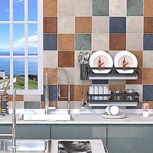 Couguarack Stainless Steel Wall Mounted Dish Drying Rack, Hanging Dish Drying Rack with Removable Tray, Multifunctional Utensil Rack for Kitchen (2 Tier)