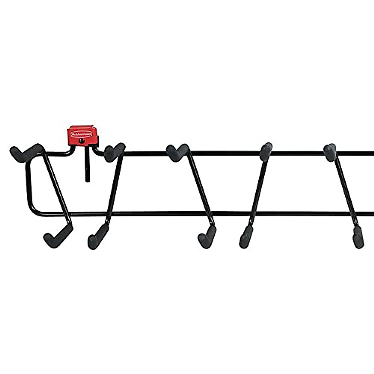 Rubbermaid 34 Inch Heavy Duty Backyard Garden Tool & Sports Equipment Storage Rack for Sheds, 2 Pack