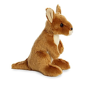Aurora® Adorable Mini Flopsie™ Kangaroo Stuffed Animal - Playful Ease - Timeless Companions - Brown 8 Inches