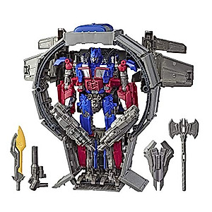 Transformers Toys Studio Series 44 Leader Class Dark of The Moon Movie Optimus Prime Action Figure - Kids Ages 8 & Up, 8.5"
