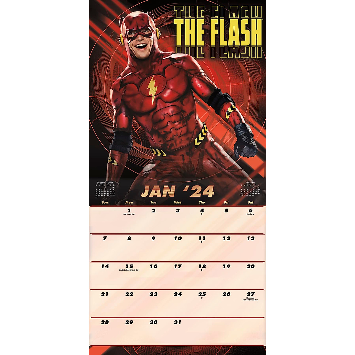 2024 DC Comics The Flash Wall Calendar