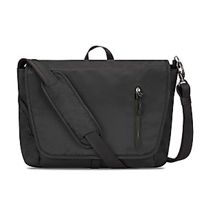 Travelon: Urban - Anti-Theft Messenger Bag - Black, 14 x 10.25 x 4.75