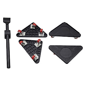 Kokiya Furniture Mover Furniture Lifter Furniture Sliders Moving and Lifting System Furniture Dolly for Washing Machine Cabinet, Triangle