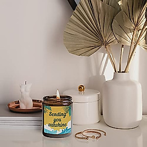 Get Well Soon Gifts for Women | Lavender Scented Candles | Birthday Candles | Thinking of You Gifts | Inspirational Encouragement Gifts | Funny Cheer Up Gifts for Women Men Mothers Men Female Coworker