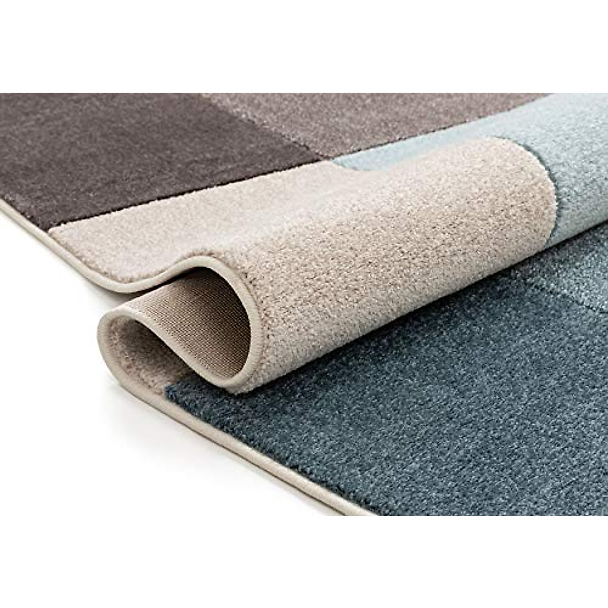 Well Woven Ruby Constance Multi Mid-Century Modern Geometric Boxes 5'3" x 7'3" Area Rug, 5 ft 3 in x 7 ft 3