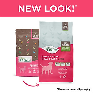 NATURE'S LOGIC Dog Food Canine Meal Feast, Pork