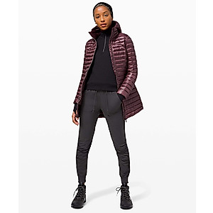 Lululemon Pack It Down Long Jacket Shine (Bordeaux Drama, numeric_4)