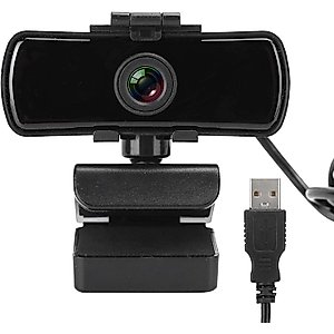Wisoqu 1080P Business Webcam with Noise Cancelling Microphone, 3.26mm Focal Length 110° Wide Angle Lens HDMI USB PTZ Camera for Video Calls Conference, for Win7/Win8/Win10, for iOS OS/Vista/Linux