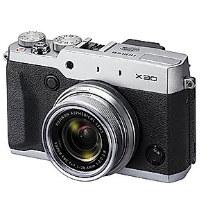 Fujifilm X30 12 MP Digital Camera with 3.0-Inch LCD (Silver)