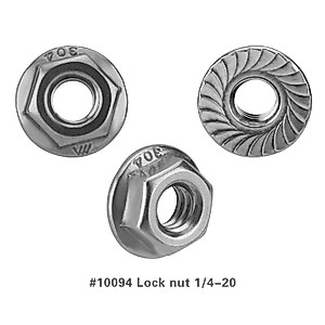 Upgrade Cut-Off Flange Track Bearing Kit Replacement for Tapco Pro & Max 12334 Rollers, 12364 Screws, 10094 Lock Nuts Alloy Steel