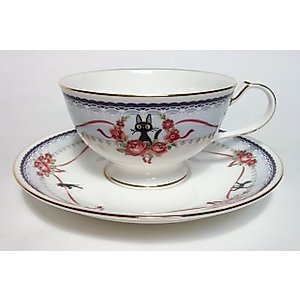 Noritake Kiki's Delivery Service JIJI Tea Cup Sorcerer Blue From Japan New