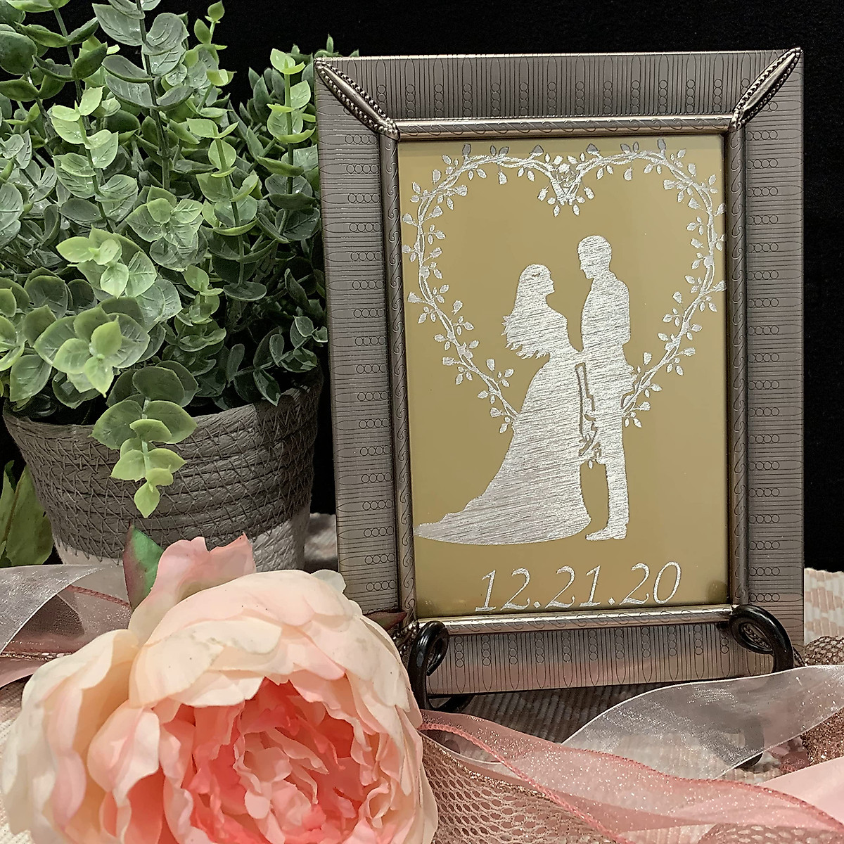 Silhouette Cameo 4 Etching/Engraving Tool w/ 5x7 Inch Anodized Aluminum Picture Size Engraving Sheets and Practice Stamping Blanks by Zoom Precision