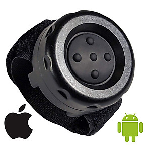 PRYMEBLU® Bluetooth Wireless PTT Button Switch ZELLO, Wave Communicator, ESChat, Unity, Streamwide and Many Other PoC Push-to-Talk Apps (BT-PTT-Z Mini)