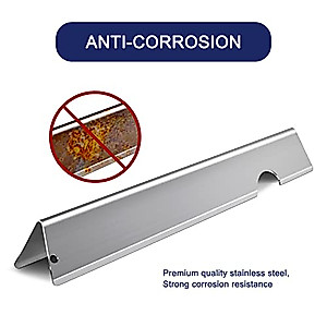 Meyafiny Replacement Flavorizer Bars for Weber 66033, 66796, 66030, Weber Genesis II Series, II S 435, II LX E/S-440, II E/S 410, Heat Deflectors Stainless Steel Kits(66030-7)