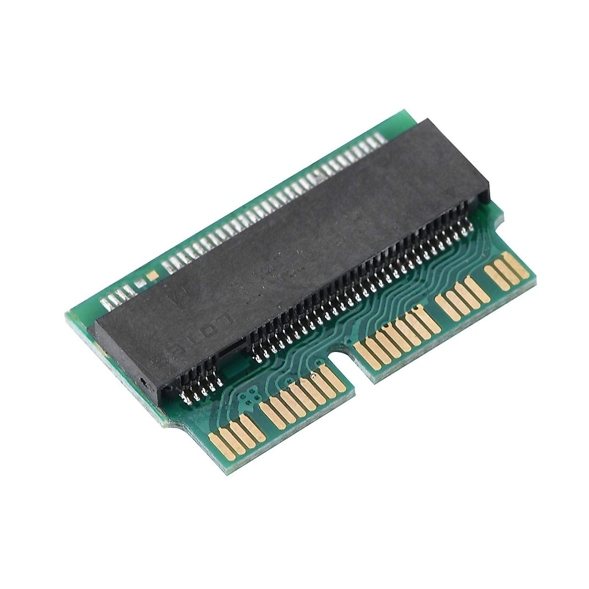 ciciglow SSD to M.2 NGFF Convert Adapter Interface Card 2013 2014 2015 Suitable for MacBook Air/Pro NVME AHCI SSD Upgraded Kit for A1465 A1466 A1398 A1502(Green)