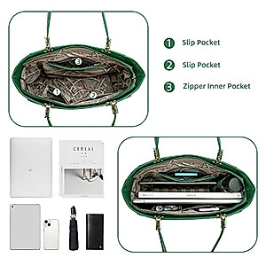 Montana West Purses for Women Tote Purse Shoulder Bag Vegan Leather Top Handle Satchel Bag,MWC-096GN