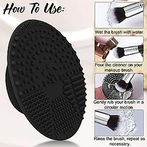 Bueart Design Pro makeup Artist Brushes Set 34Pcs Deluxe Real Goat Hair Horse hair Makeup Brush Set with extra Large Holder Professional labeled makeup brush set with natural Pony Hair