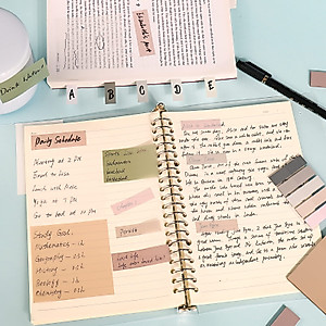 AIERSA Transparent Sticky Notes, 400Pcs Clear Sticky Notes Tabs Set, for Annotation Books,Page Markers,Index,Bible Accessories,Aesthetic School Study Supplies(3"x3",2.28"x1.45",2.24"x0.7",1.73"x0.47")