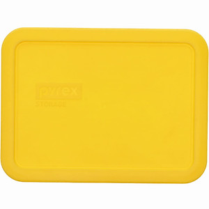 Pyrex 7210-PC 3-cup Meyer Lemon Yellow Lid - 2-Pack - Original Genuine Pyrex - Made in the USA