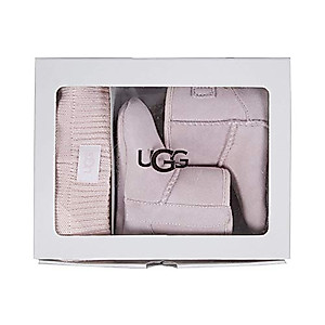 UGG unisex baby Jesse Bow Ii and Beanie Boot, Pink, 1 Infant US