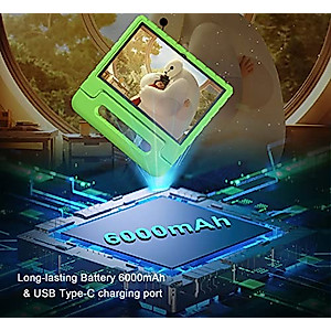 NOBKLEN Kids Tablet, 10" WiFi Tablet for Kids, Android 13.0 Toddler Tablet with Dual Camera 4GB 64GB 1200 * 800 HD IPS Touchscreen 8000mAh Pre-Installed Parental Control Kid-Proof Case