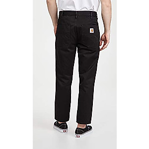 Carhartt WIP Men's Abbott Pants, Black, 34