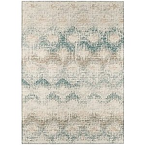 Addison Bravado Abstract Chevron Linen Power Loomed 5' x 7'6" Area Rug