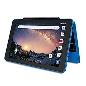 RCA 2018 Newest Premium High Performance Galileo 11.5" 2-in-1 Touchscreen Tablet PC Intel Quad-Core Processor 1GB RAM 32GB Hard Drive Webcam WiFi Bluetooth Android 6.0-Blue