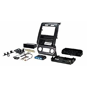 PAC RPK4-FD2201 Double DIN Dash Kit & Interface harness for Select 2015-2017 Ford F150-F550 Trucks,black