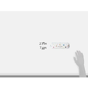 Tees Factory Sanrio SR-5540754CA W Zipper Slim Pen Pouch, Colorful, Alphabet