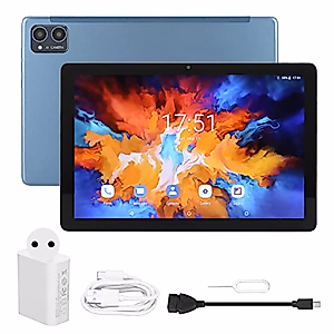 10.1in Tablet for Android 11,12GB RAM 256GB ROM,2.4/5GWiFi Octa Core CPU,8000mAh Rechargeable Mobile Calling Tablet for Gaming Office