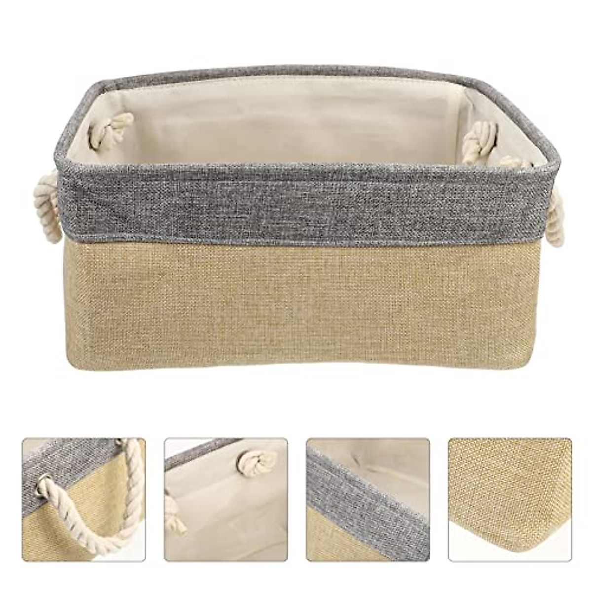 Kids Bins Laundry Nursery with Handles Assorted Office Fabric Shelf Foldable Bin Convenient Gardening Baby Clo Sundries Color Home Storage Hamper Basket Container Baskets