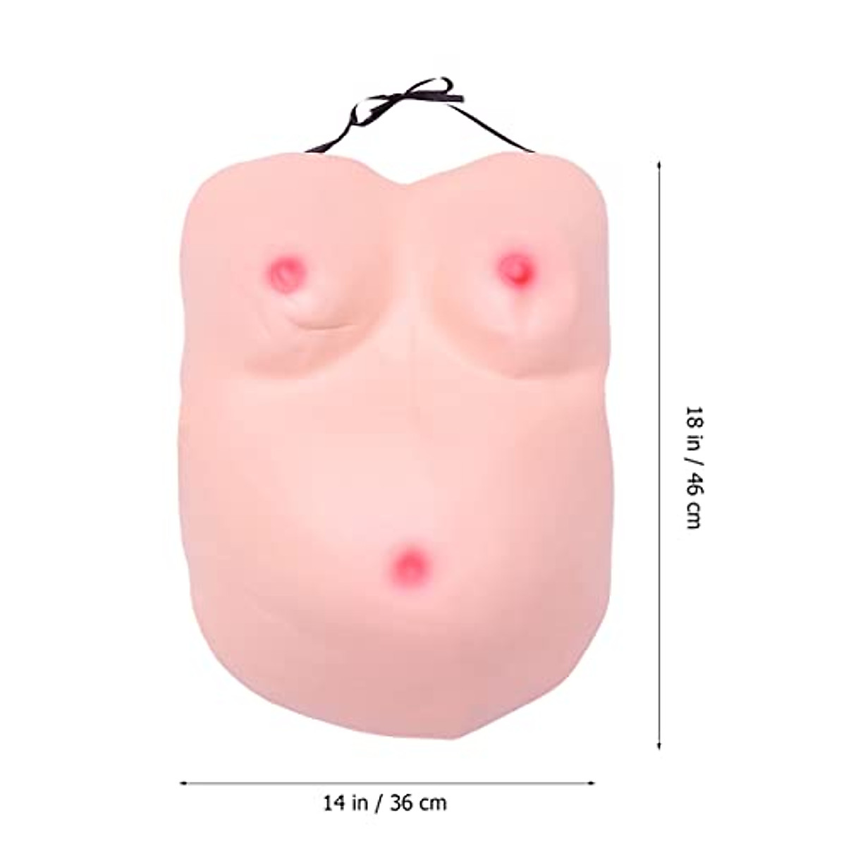 BESTOYARD Halloween Costumes 2 pack Fancy fake belly belly funny costumes Belly Fake Halloween Costume