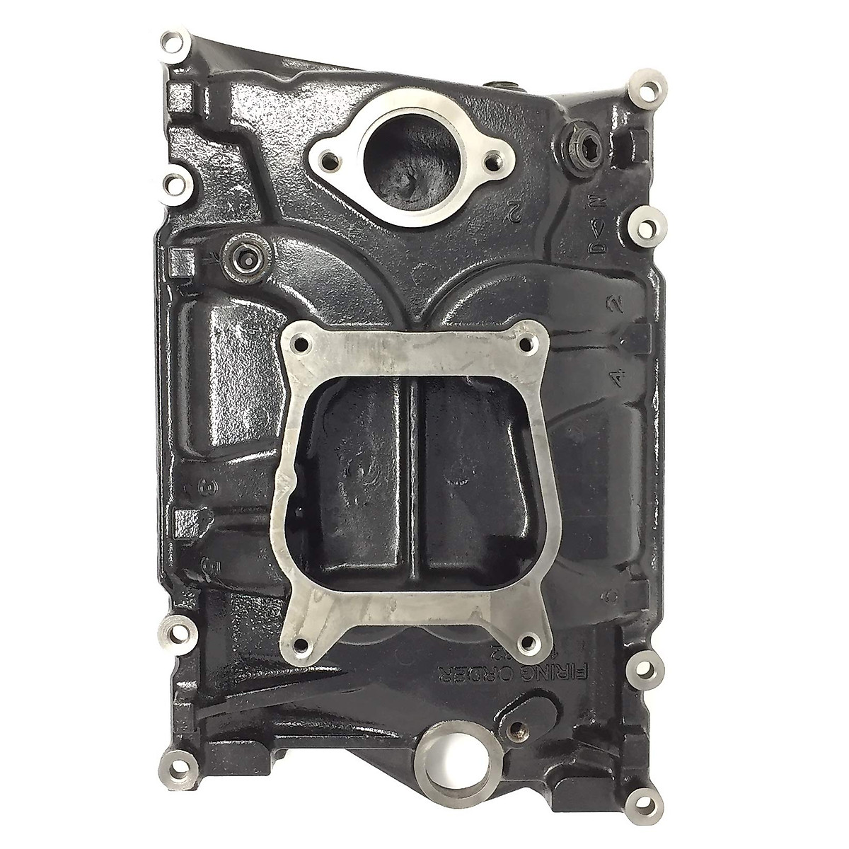 New 4.3L, 262 CID 4 barrel Vortec Marine Intake Manifold Assembly. Replaces Mercruiser 824330T1, Volvo Penta 3855806