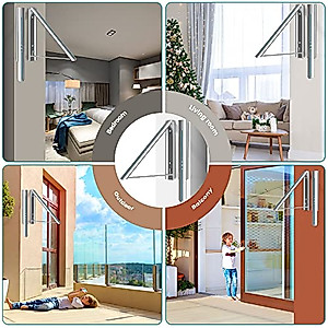 Vaselin Invisible Clothes Drying Rack, Retractable Clothes Drying Rack, Wall Mounted Clothes Drying Rack, for Laundry Room Space 13.7 x 1.85x 0.51inches