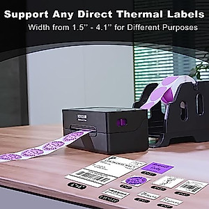 REKDOM Bluetooth Label Printer - Wireless 4x6” Shipping Label Printer for Postage and Small Business, Thermal Inkless Printer Compatible with Phone,Tablet and Windows, Amazon,Ebay,USPS.