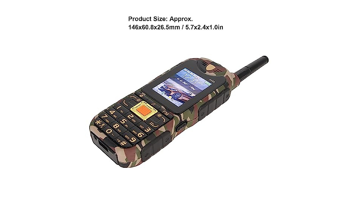 Yunseity Unlocked Button Phone for Seniors - Long Battery & Easy Use