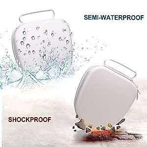 LTGEM Headset Case for Logitech G735 Wireless Gaming Headset - Hard Storage Travel Protective Carrying Bag(White)