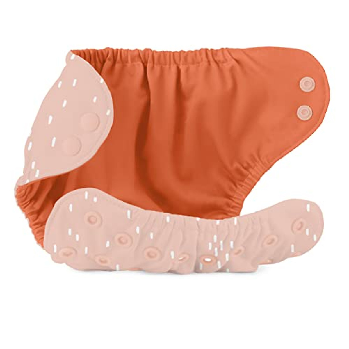 Esembly Cloth Diaper Outer, Waterproof Cloth Diaper Cover, Swim Diaper, Leak-Proof and Breathable Layer Over Prefolds, Flats or Fitteds, Reusable Diaper with Snap Closure, Size 2 (18-35lbs), Confetti