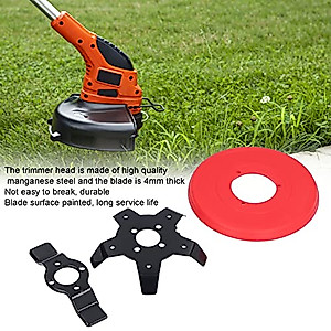 Zerodis 26mm Handheld Multifunctional Weeding Head, Mowing Blade for Weeding Rice Fields and Gardens