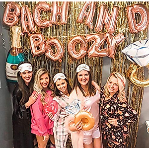 JeVenis Bach And Boozy Decorations Bach and Boozy Balloons Bach and Boozy Banner Bach and Boozy Sign Bachelorette Decor Bach Balloons for Bridal Shower