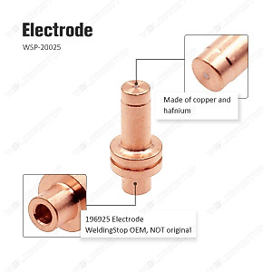 ICE-12C Torch Consumables Electorde Tip 196925 196526 for Miller Spectrum 125C / Spectrum Thunder Cutter 15pcs