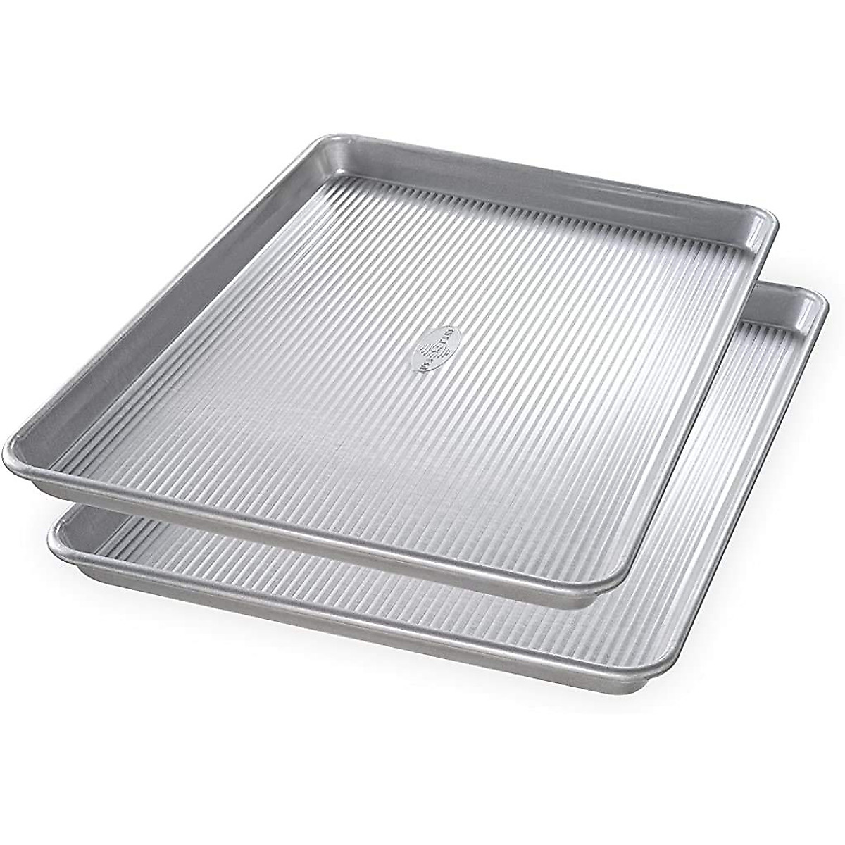 USA Pan Bakeware Half Sheet and Muffin Pan Set, Aluminized Steel