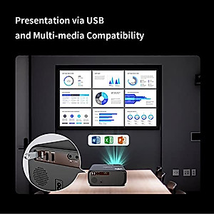 CXDTBH 1080p Projector Td97 Android Led Full Projector Video Proyector Home Theater 4k Movie Cinema Smart Phone Beamer ( Color : D )