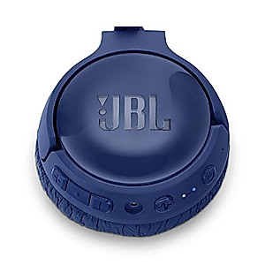 JBL TUNE 600BTNC - Noise Cancelling On-Ear Wireless Bluetooth Headphone - Blue (Renewed)