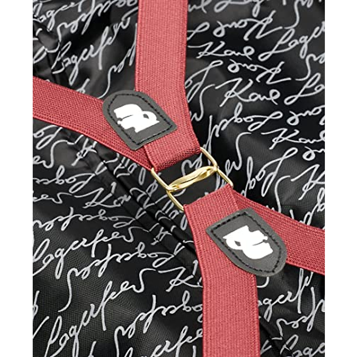 Karl Lagerfeld Paris Women's Carryon Spinner Wheels Hardside, Burgundy, One Size